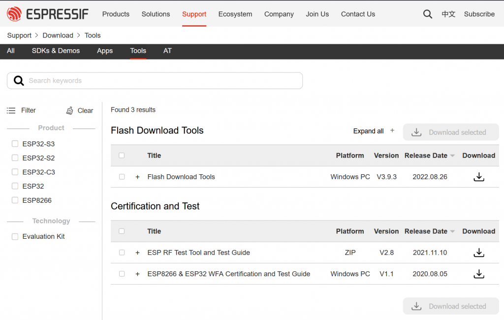 ESP32 Firmware flashen – steinlaus